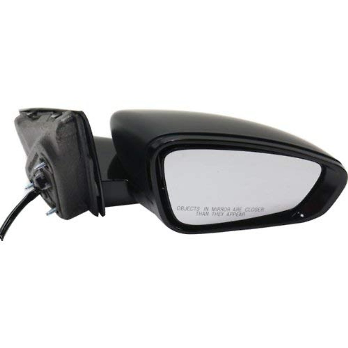 Kool Vue Passenger Side Power Heated Mirror for Chrysler 200 2015-2017 Without Signal Light, Blind Spot Monitor, Memory, Puddle Lamp & Auto-Dimming Paintable