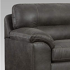 Roundhill Furniture Tirana Sectional, Sequoia Ash