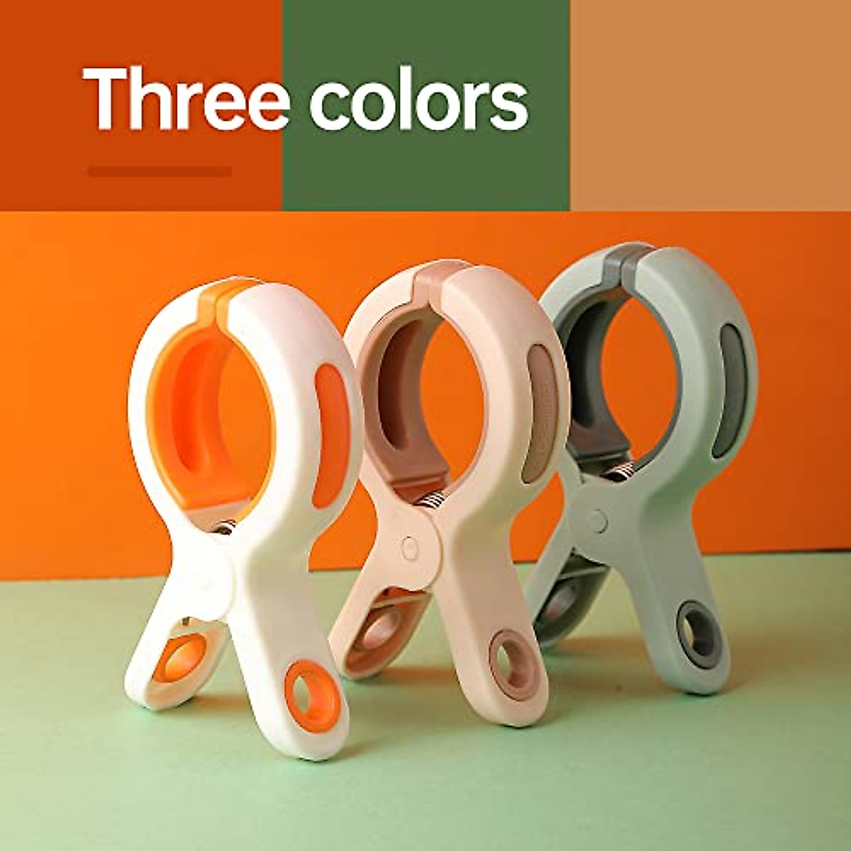 9 Pack Beach Towel Clips for Beach Chair Pool Chair on Cruise, Silicone Plastic Strong Clip,Keep Your Towel from Blowing Away ,Fashion Bright Color