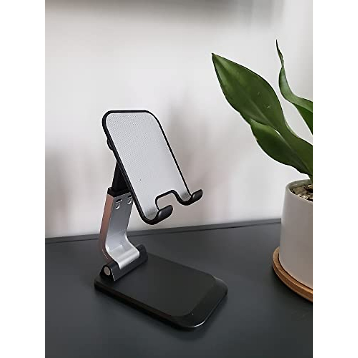 Cell Phone Stand for Desk, Adjustable Height Mobile Phone Holder for Home & Office, Compatible with iPhone 13 12 11 Pro XS Max XR 8 7 6S Plus, Samsung S22+ Note10, Tablets,Smartphones(4-10")