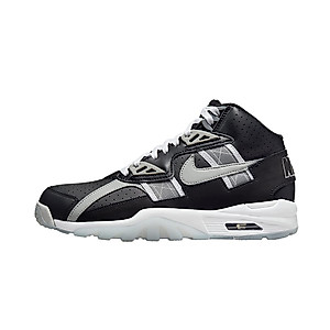 Nike Mens Air Trainer SC High DZ4405 001 Raiders - Size 9 Black/Grey-White
