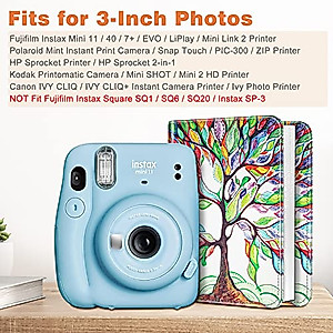 Fintie Mini Photo Album for 3-Inch Film - 104 Pockets Album for Fujifilm Instax Mini 12/EVO/11/40 Instant Camera & Mini Link 2 Printer