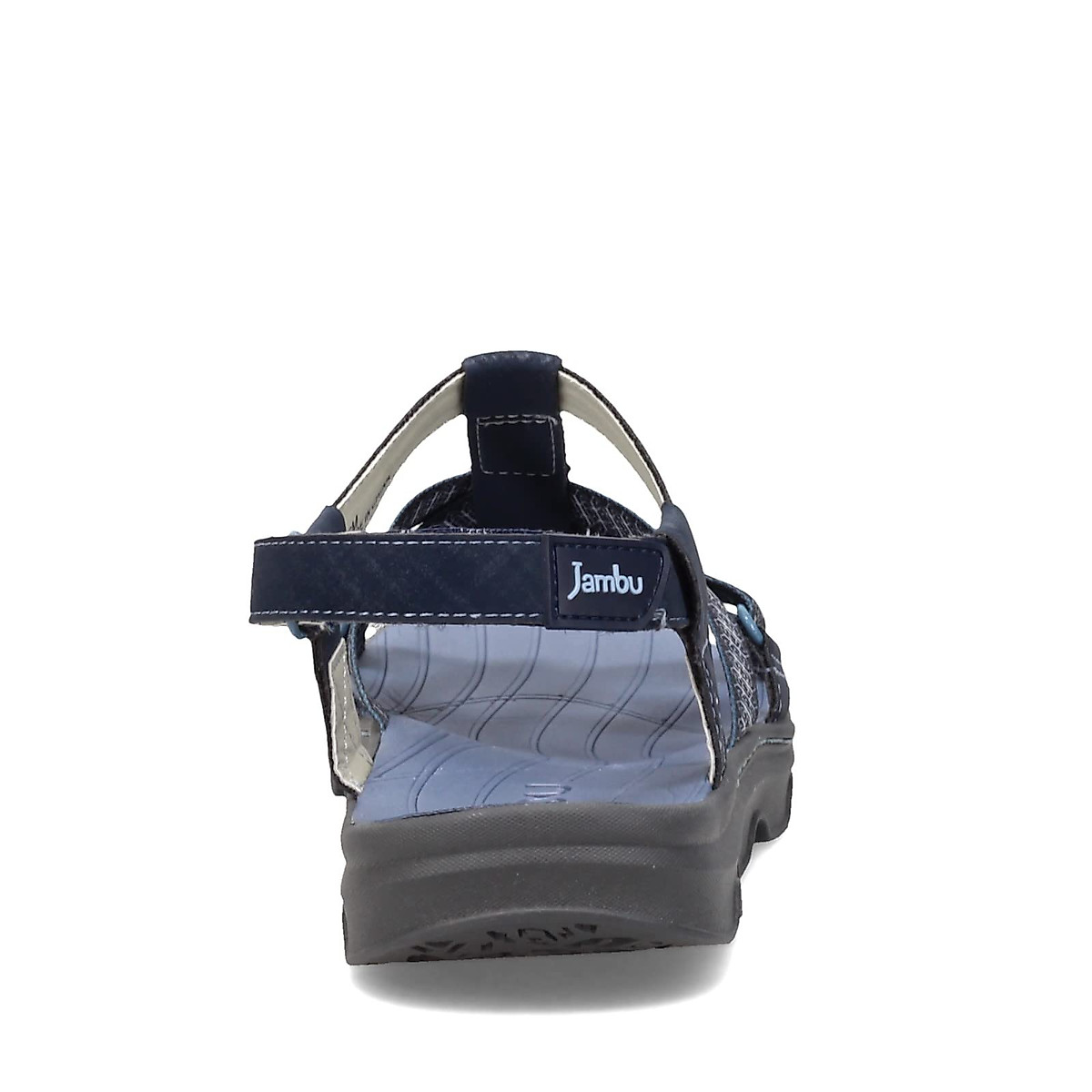 Jambu Women's Bay Water Ready Sport Sandal, Blue Multi, 8