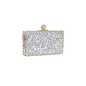 Sophia Webster Women's Clara Crystal Minaudiere, White/Gold, One Size