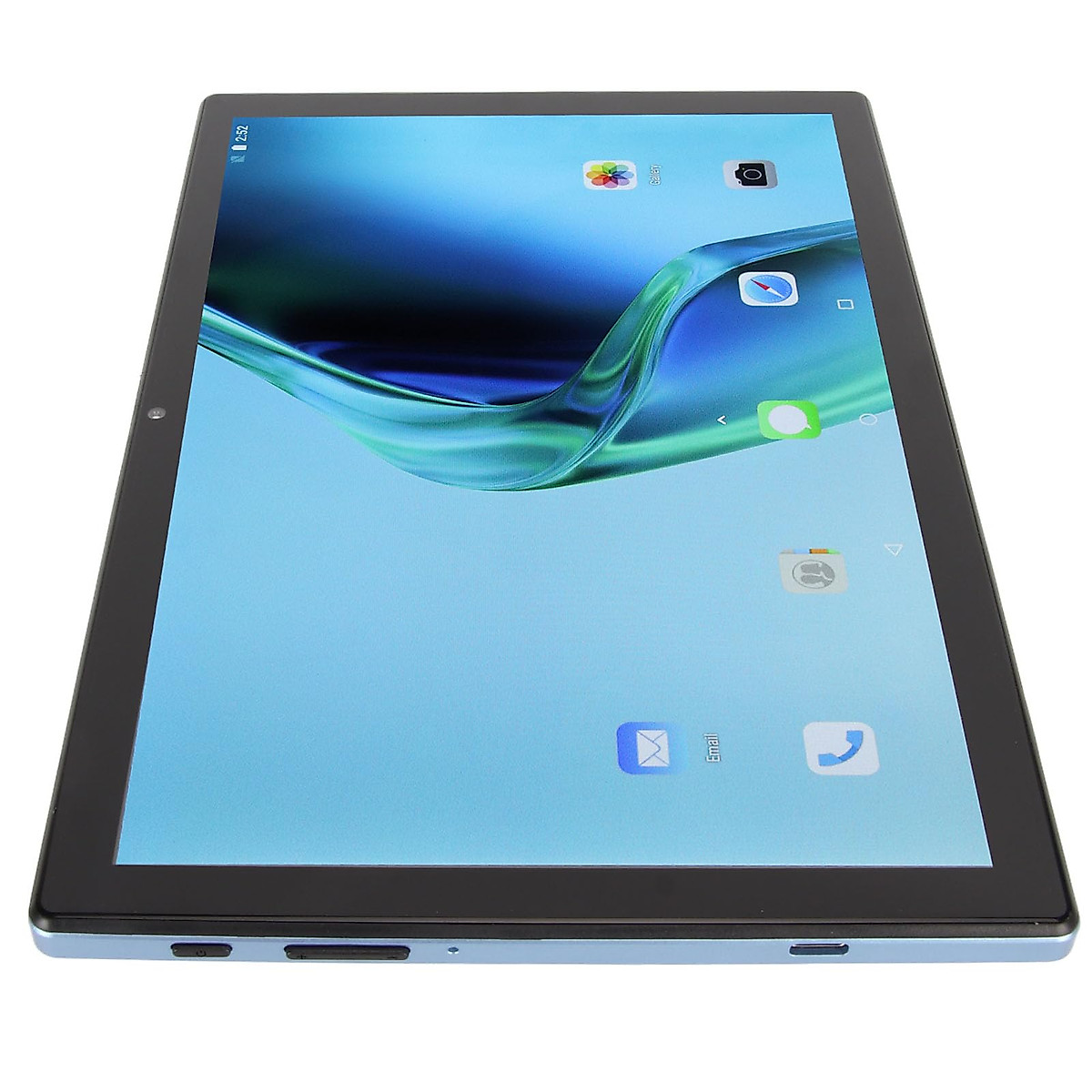 ICRPSTU 10.1in Tablet, Octa Core Front 8MP Rear 13MP 3200x1440 Resolution Tablet PC for Entertainment (Blue)