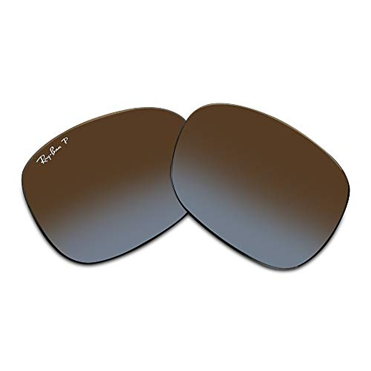 Ray-Ban Original JUSTIN RB4165 55M Brown Gradient Polarized Replacement Lenses For Men For Women + BUNDLE with Designer iWear Complimentary Care Kit