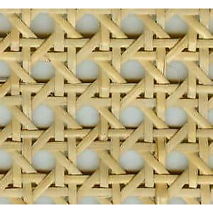 Cane Webbing Standard Size Fine Open 1/2" Mesh, 18" Wide, Sold by The Piece, Choose Your Size (18"x24")