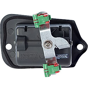 APDTY 85411Metal Interior Door Handle Fits Rear Left 1996-2003 Chevy S10 GMC Sonoma (Upgraded Thicker Metal Design; Replaces GM 15760310, 19211052)