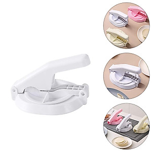 Cabilock Dumpling Maker Press Dumpling Press Mold Plastic Ravioli Mould Plastic Tortilla Press Maker Empanada Press Dough Press Dumpling Wrappers for Cooking Pierogi
