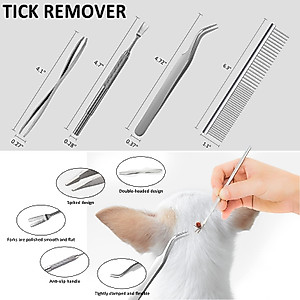 GPUSFAK Pet First Aid Kit for Dogs and Cats - Pet Emergency Kit for Traveling Home