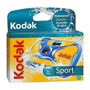 Kodak Sport Underwater Single-Use Disposable Camera with 800 Speed 27-Exposure Film (2-Pack)
