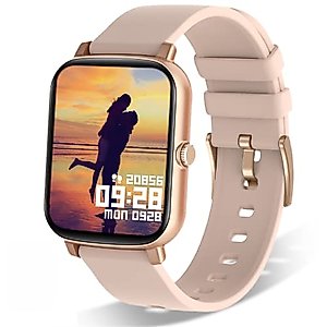 Wwzzey Smart Watch for Women Answer/Make Calls, 1.7" Waterproof Fitness Watch with Heart Rate/Blood Oxygen/Sleep Monitor, Ai Voice, Women Watches for Android/iPhone.