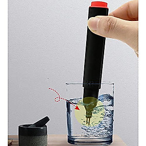kobeIeen Water Tester with Light Mineral Test Pen Purified Water Detector Portable Biomineral Tester for Water