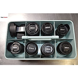 Enjoy Organizer- Commercial Large Portable Caddy Stackable Carry Caddy, Black, Carrier for Cleaning Supplies, Tools, All-Purpose Carry Caddy Made In USA (Mint)