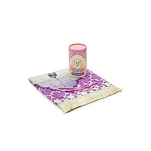 ihvan online, Kids Prayer Mat, Muslim Prayer Rug for Kid, Islamic Gifts for Kids, Design Janamaz Sajadah, Soft Salah Mat Carpet for Kids, Travel Praying Rug, Pink-White Kaaba