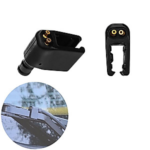 47191 Premium Adjustable Wiper Washer Nozzle Kit Fit for Dodge/Freightliner/Mercedes/Winnebago Sprinter Van Front Windshield Washer Jet | Direct Replacement | Easy to Install | 2 Pack, Ref 68017440AA