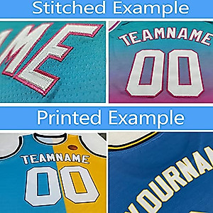 Custom Basketball Jersey Personanlized Stitched/Printed Sports Jerseys for Men/Youth/Preshool Black