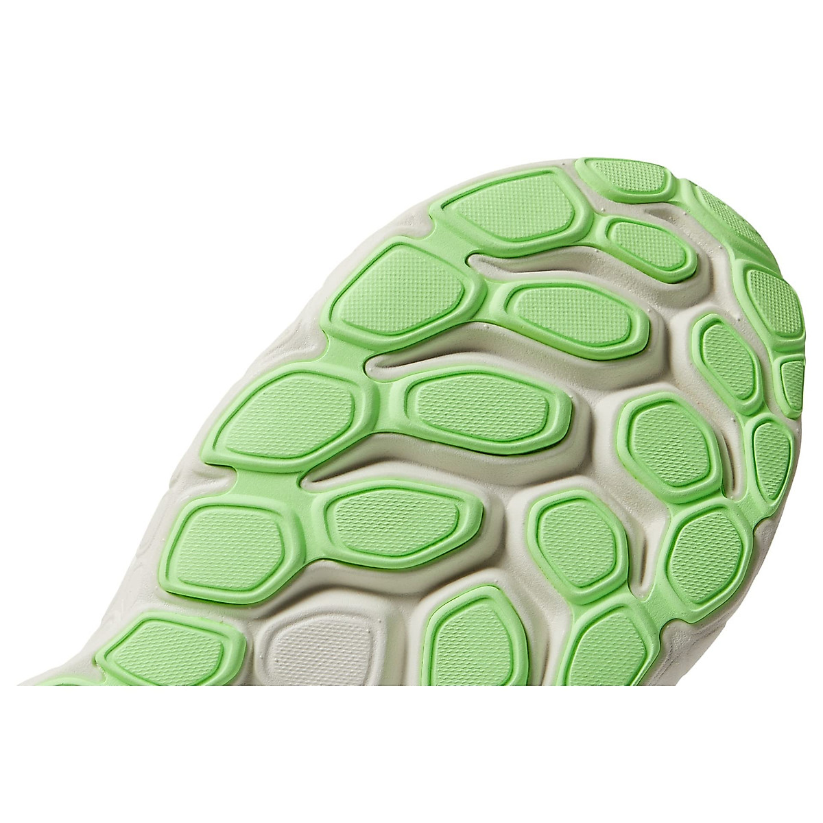 New Balance Women's Fresh Foam X More V4 Running Shoe, Bleach Blue/Green Aura/White, 13 Wide