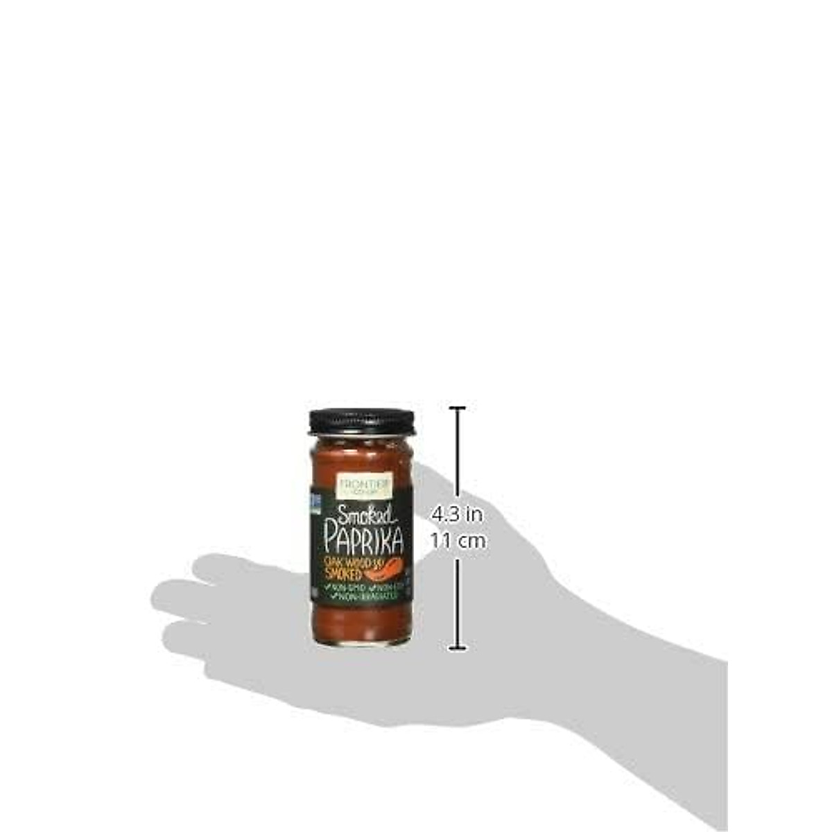 Frontier Co-op Smoked Paprika, 1.87 Ounce, Oak Wood Smoked & Ground Spanish Paprika, Deep Smokey Flavor, Kosher