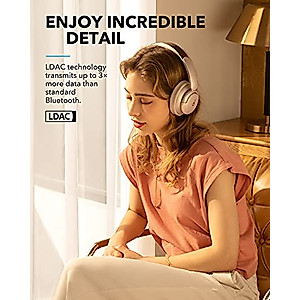 Soundcore Life Q35 Active Noise Cancelling Bluetooth Headphones with 40H Playtime and LDAC Hi-Res Audio - For Home, Work, Travel