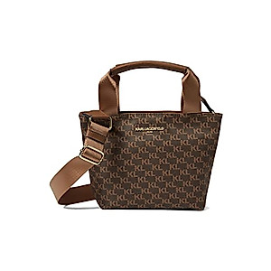 Karl Lagerfeld Paris Amour Essential Crossbody, Brown/Khaki