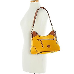 Dooney & Bourke Handbag, Pebble Grain Hobo Shoulder Bag - Mustard