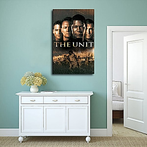 The Unit TV Series Poster Classic Restaurant Corridor Decoration 2 Canvas Poster Wall Art Decor Print Picture Paintings for Living Room Bedroom Decoration Frame:24×36inch(60×90cm)
