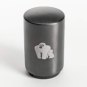 Stainless Steel Magnetic Push Top Bottle Opener (By Kong Beer Bong)