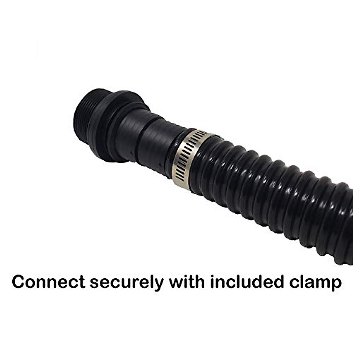 Sealproof Pond Tubing Pump Fitting, 30 Configurations, Works with Most Pumps, Fish Safe, Black