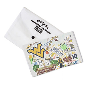 Catstudio Dish Towel, West Virginia University Mountaineers Hand Towel - Collegiate Kitchen Towel for West Virginia Fans - Perfect Graduation Gift, Gift for Students, Parents and Alums