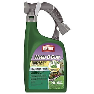 Ortho Weed B Gon Chickweed, Clover & Oxalis Killer for Lawns, 32 Oz.