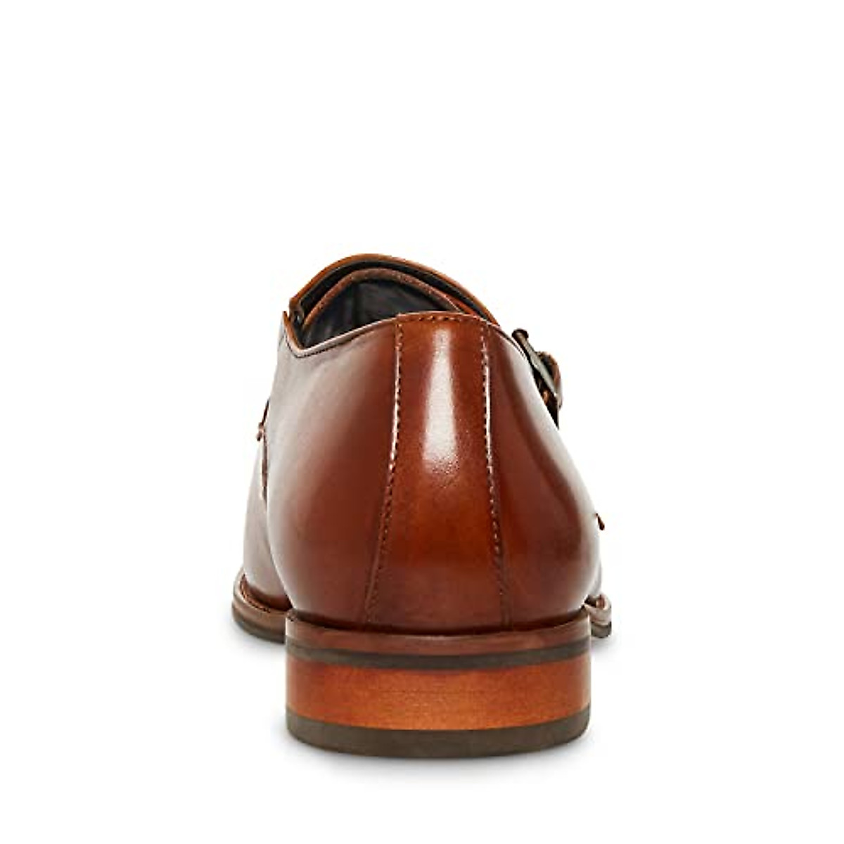 Steve Madden Men's Teon Monk-Strap Loafer, Tan Leather, 11