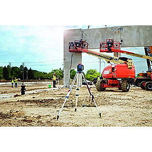 BOSCH REVOLVE900 GRL900-20HVK Exterior 1000ft Range Horizontal/Vertical Self-Leveling Cordless Rotary Laser Kit with Tripod, 8ft Grade Rod and Laser Receiver , Black