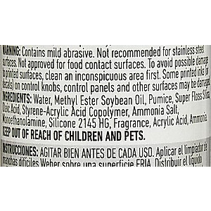 Weber Stubborn Stain Remover Grill Cleaner, Black