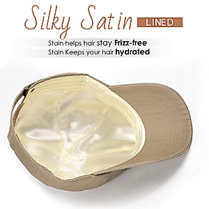 Mens Satin Lined Baseball Cap Exclusive Sport Strapback Hat for Women Unisex Versatile Vintage Dad Hat