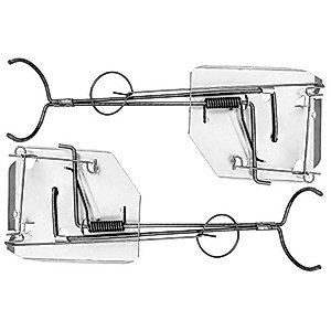 LASSO TRAP Gopher (Large) Trap (Pack of 2) Galvanized and Oil-Hardened Steel Lasso Trap/Super Cost Effective Reusable & Durable Animal Trap Best in The Lawn, Yard, Garden, Farm, & All Outdoor Setting