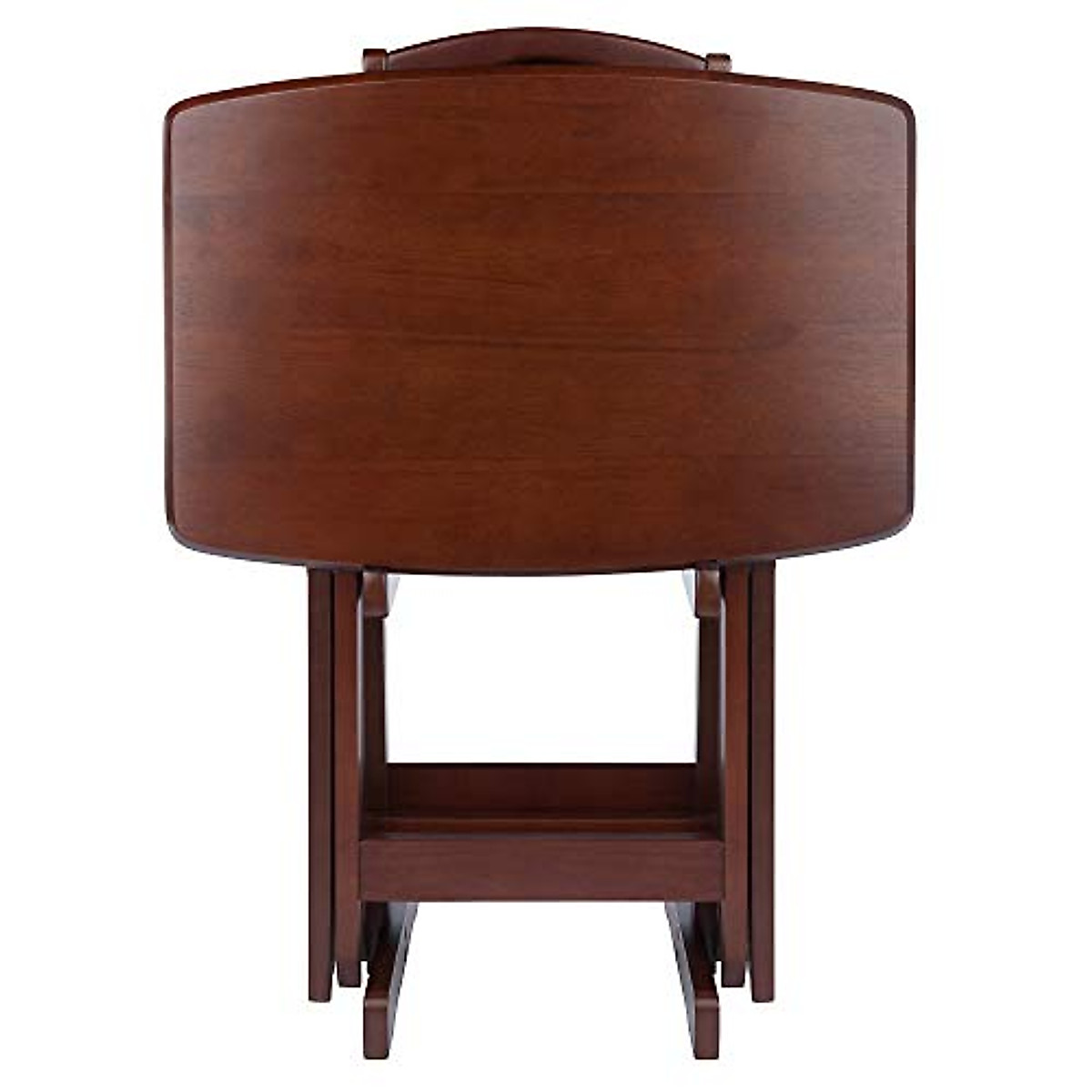 Winsome Oversize Snack Table Set, Walnut