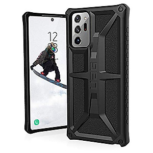 URBAN ARMOR GEAR UAG Compatible with Samsung Galaxy Note20 Ultra 5G Case [6.9-inch Screen] Rugged Lightweight Slim Shockproof Monarch Protective Cover, Black