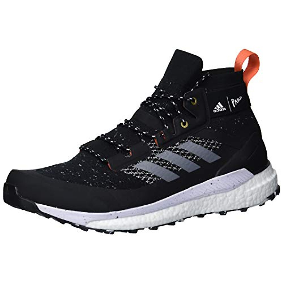 adidas mens Terrex Free Hiker Parley Hiking Boot Black/Grey/blue spirit 8 medium US