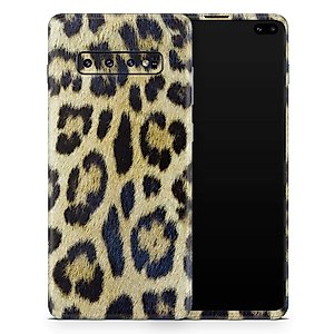DesignSkinz Real Leopard Hide V3 Protective Vinyl Decal Wrap Skin Cover Compatible with The Samsung Galaxy S20 (Screen Trim & Back Glass Skin)