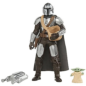 STAR WARS Galactic Action The Mandalorian & Grogu Interactive Electronic 12-Inch-Scale Action Figures, Toys for Kids Ages 4 and Up