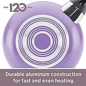 Farberware 21907 Dishwasher Safe Nonstick Sauce Pan/Saucepan with Straining and Lid, 1 Quart, Silver