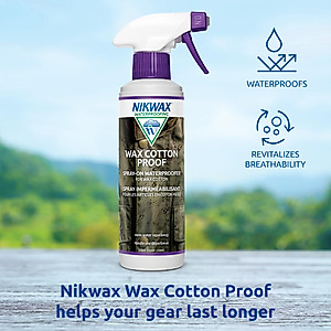 Nikwax Wax Cotton Proof Spray-On Waterproofing , 10 oz. / 300ml