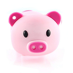 Novelty Pink Piggy Shape Design 32GB USB 2.0 Flash Drive Cute Memory Stick Thumb Drive Data Storage Pendrive Cartoon Jump Drive Gift
