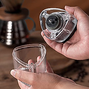 Travel Manual Coffee Grinder Maker Conical Burr Mill with Adjustable Setting Portable Hand Crank Coffee Grinder Manual Coffee Grinder Hand Coffee Grinder Large