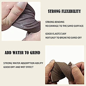Sanding Sponge, 60-220 Grit Assortment Sanding Block, Wet and Dry Dual-use Sander Sponges for Drywall Metal, Sandpaper Sponge for Wood, Washable and Reusable