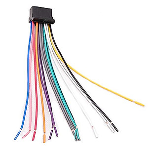 RED WOLF for Select Sony Audio Stereo Wiring Harness Aftermarket Head Unit Replacement Install 16 Pin Connector for Sony Brand MEX-1HD, MEX-5HD, XAV-7W, MDX-800REC, S16C, XAV Model