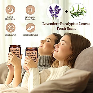 Funny Sisters Gifts from Sister - Lavender Scented Candle Unique Sister Birthday Gift from Sister Mothers Day Present for Little Big Soul Sister Best Friends Women Sister in Law