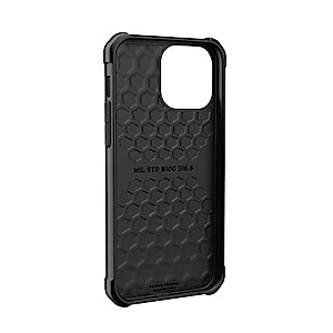 URBAN ARMOR GEAR UAG Designed for iPhone 13 Pro Max Case Kevlar Black Feather-Light Heavy Duty Shockproof Slim Rugged Metropolis LT. Protective Cover, [6.7 inch Screen]