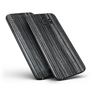 Design Skinz Design Skinz Dark Ebony Woodgrain Full-Body Wrap Decal Skin-Kit for The Galaxy S7 Edge